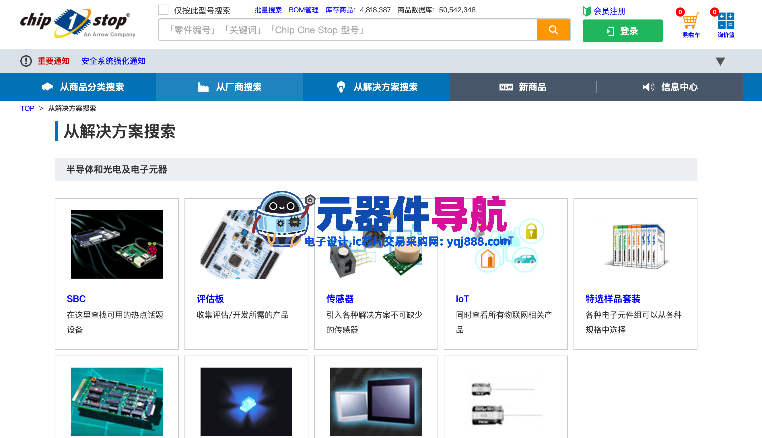 Chip1stop官网,日本知名半导体、电子元器件分销网站-元器件导航